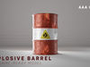 3D model Explosive Barrel Game-Ready for AAA games VR / AR / low-poly ...