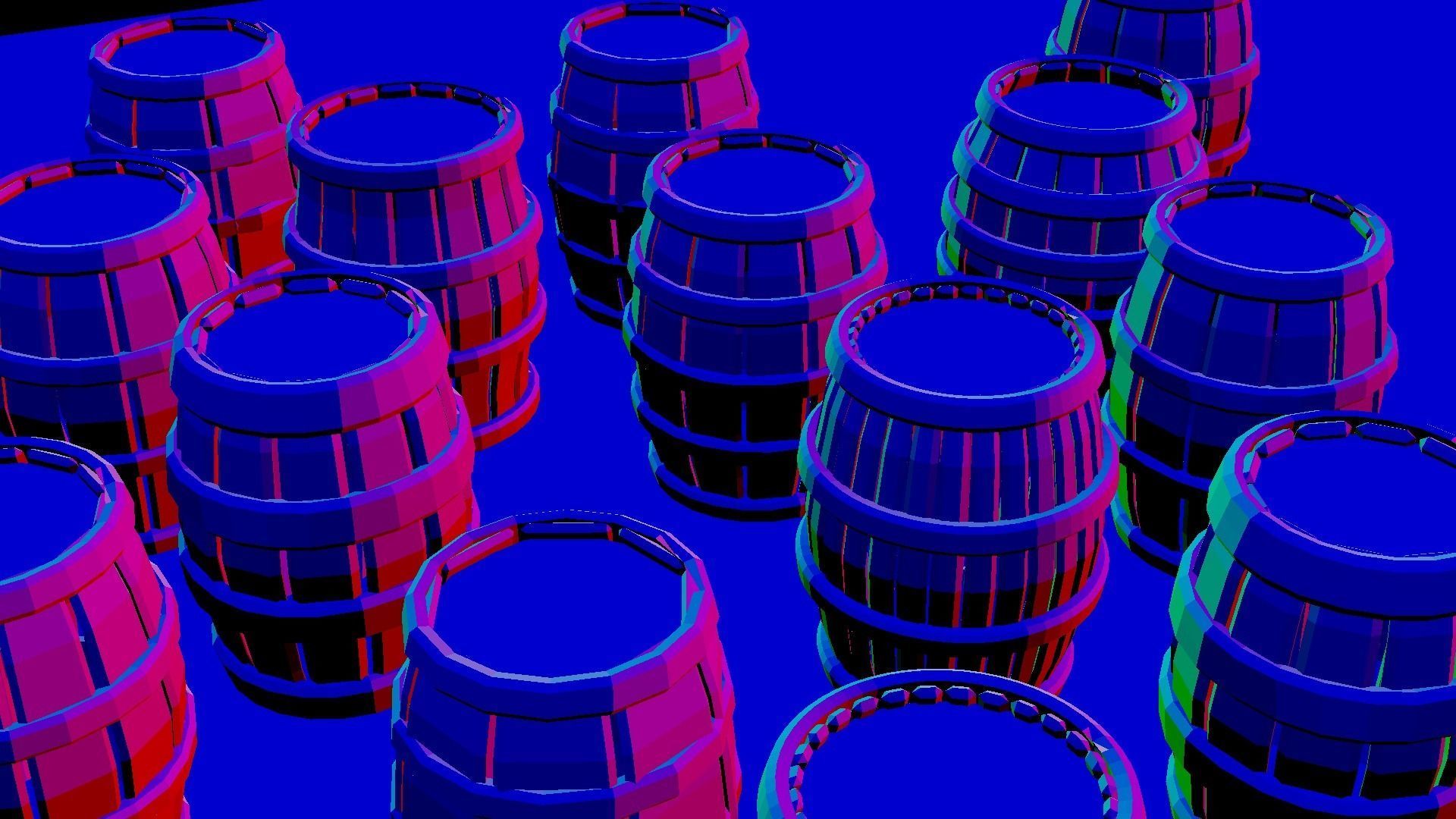 3D model Wood Barrel Generator VR / AR / low-poly | CGTrader
