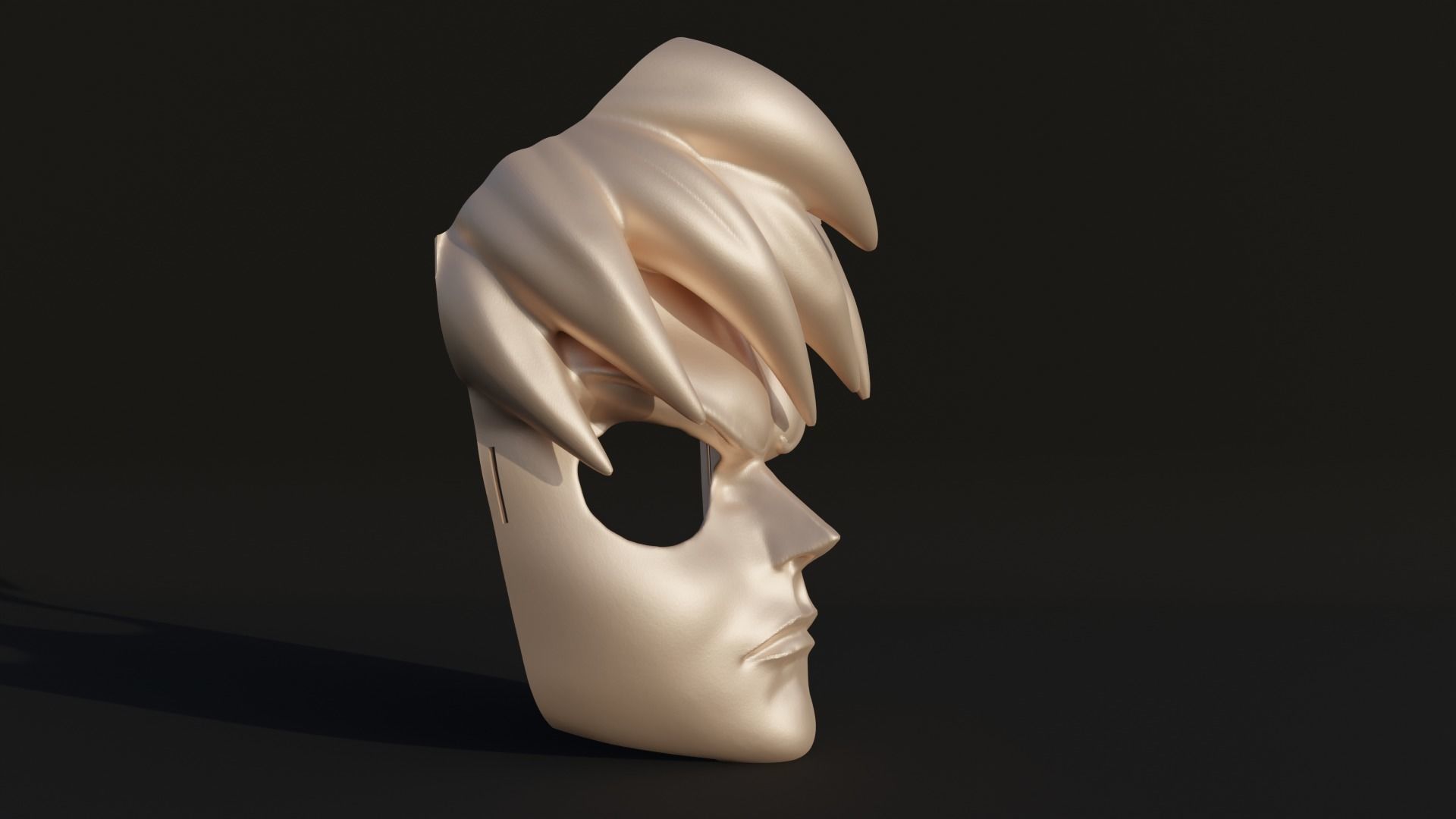 Monkey D Luffy Cosplay Face Mask 3D model 3D printable | CGTrader