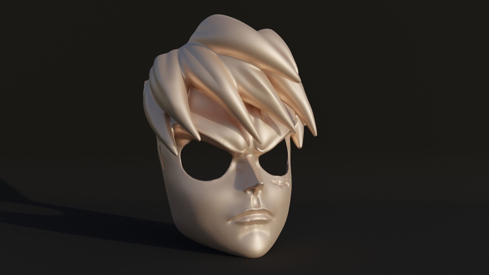 Monkey D Luffy Cosplay Face Mask 3D model 3D printable | CGTrader