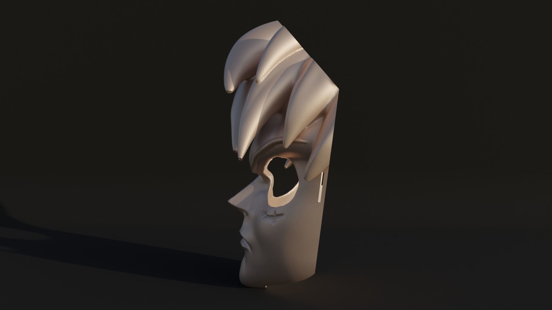 Monkey D Luffy Cosplay Face Mask 3D model 3D printable | CGTrader