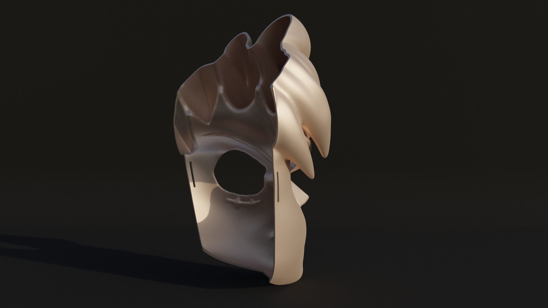 Monkey D Luffy Cosplay Face Mask 3D model 3D printable | CGTrader