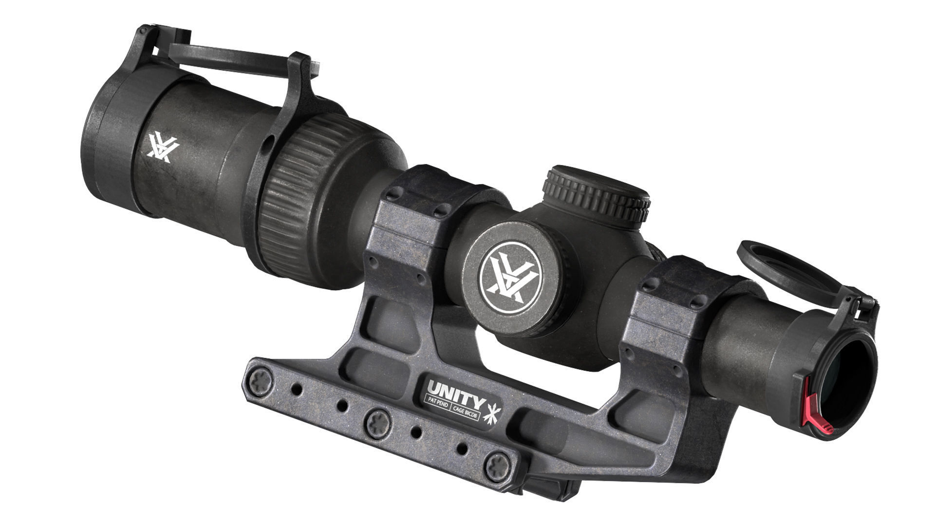 3D model MILITARY VORTEX 1X8 LPVO RIFLE SCOPE VR / AR / low-poly | CGTrader