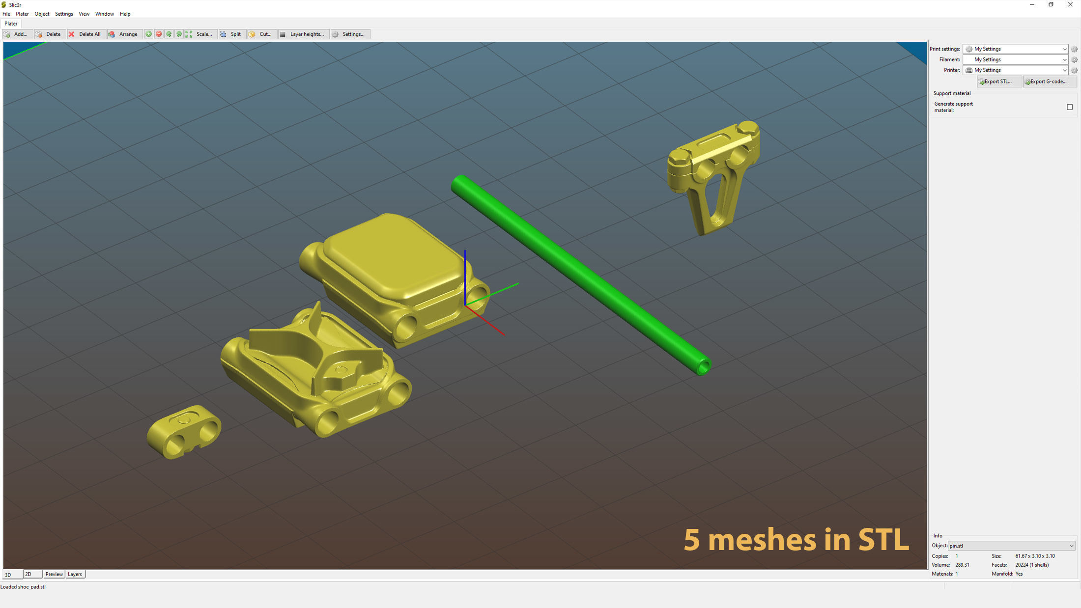 3D model T158 Track for M1 Abrams Tank VR / AR / low-poly | CGTrader