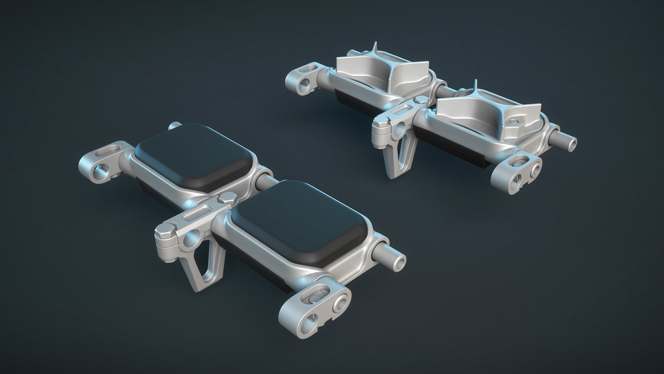 3D model T158 Track for M1 Abrams Tank VR / AR / low-poly | CGTrader