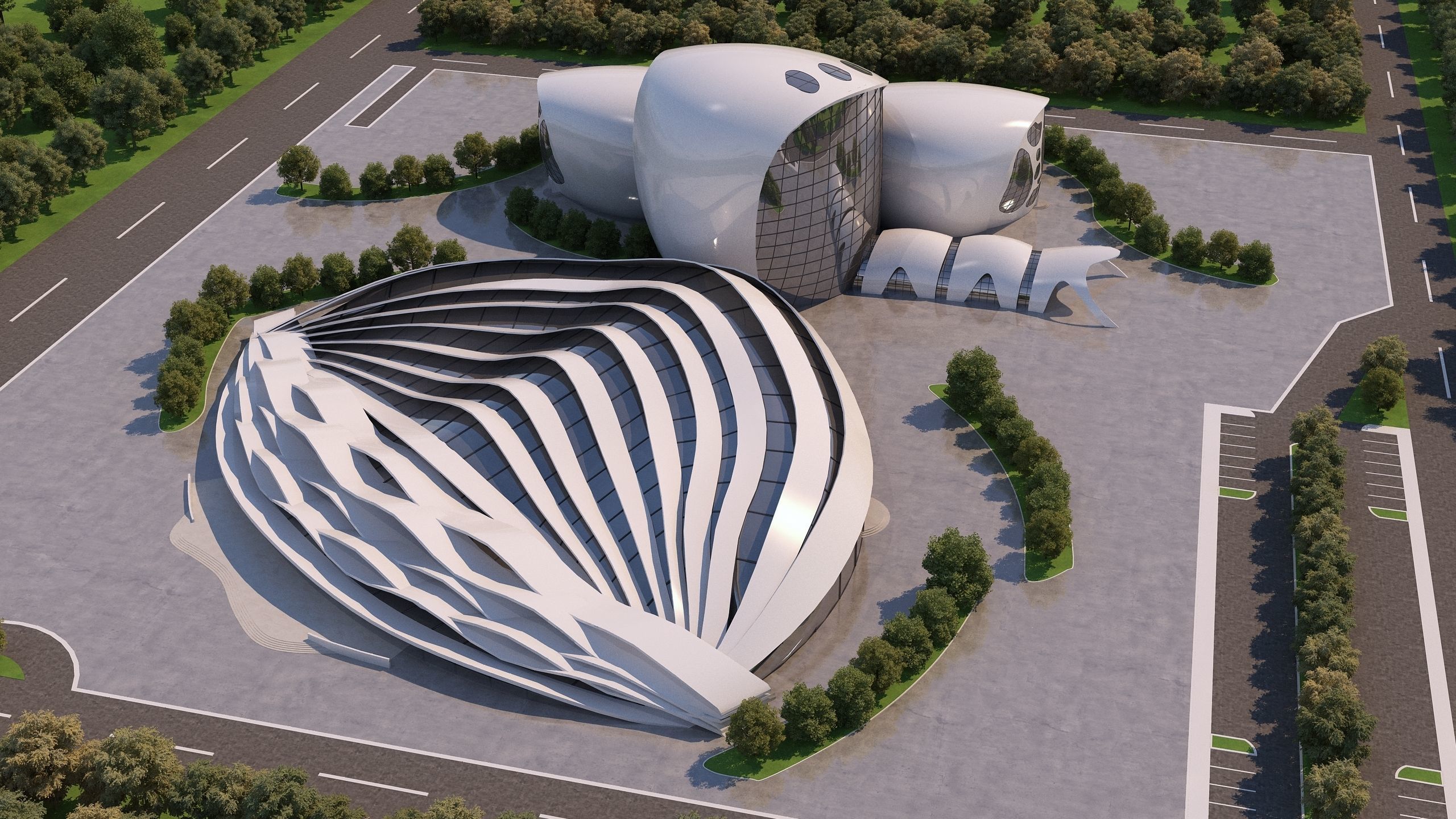 0072 - Cinemas Complex - 2Ds Plans - 3Ds Files 3D model | CGTrader