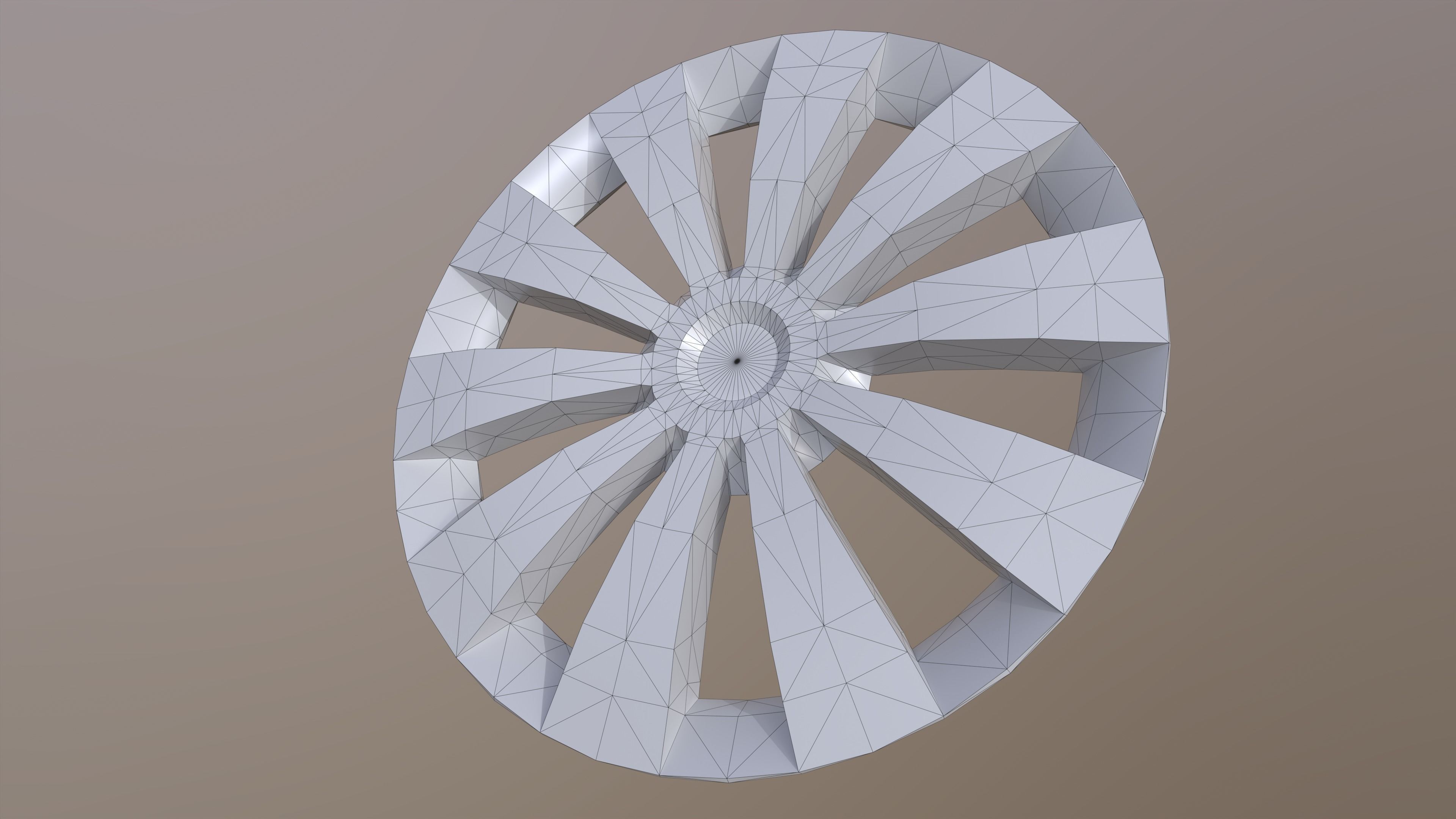 3D model Wheel rim hubcap game ready Covers For Cars VR / AR / low-poly ...