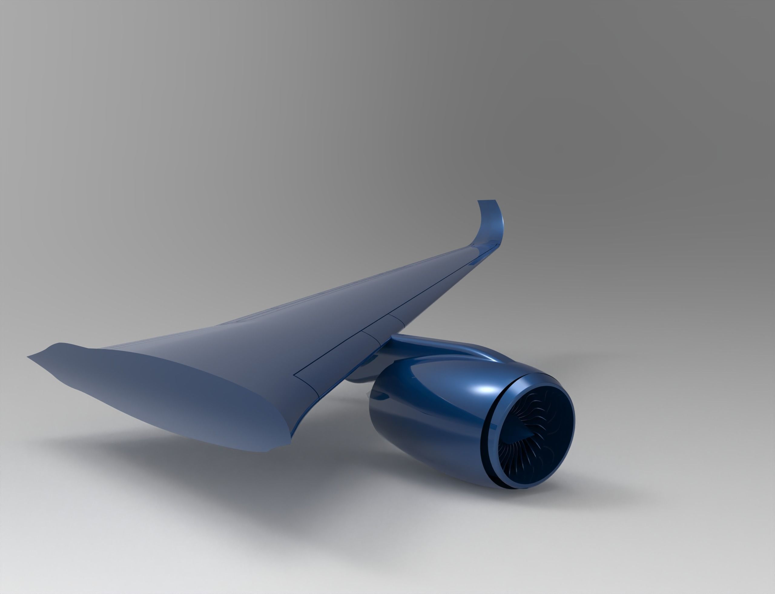 Airbus A350 Wing 3D model 3D printable | CGTrader