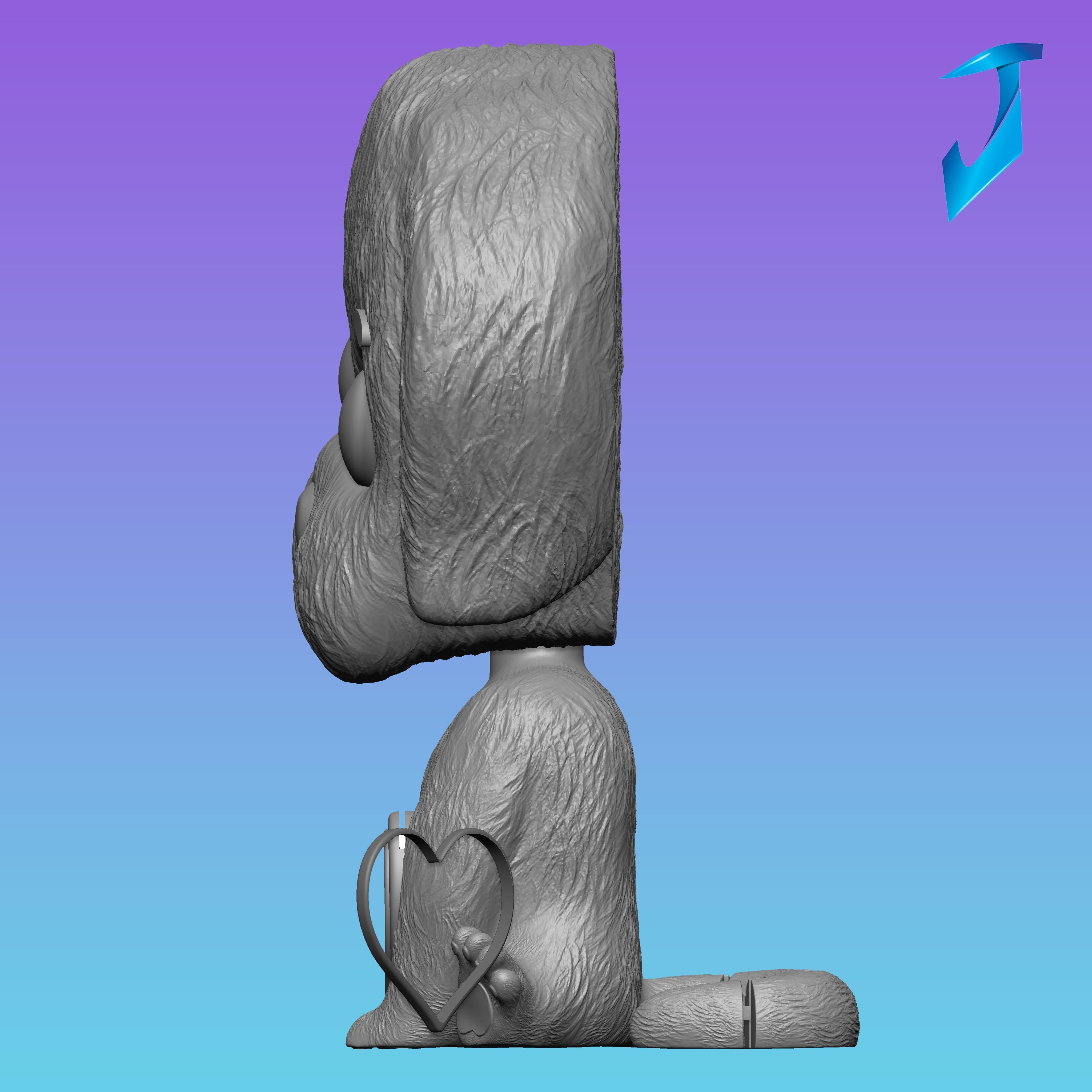 PERRITO ADORNO SAN VALENTIN 3D model 3D printable | CGTrader