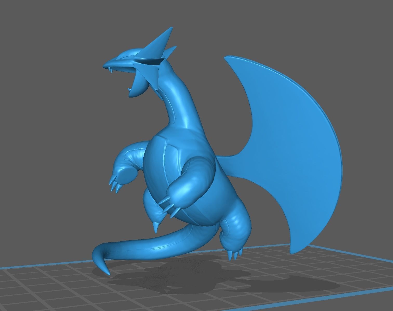 Salamence pokemon 3D print model 3D model 3D printable | CGTrader