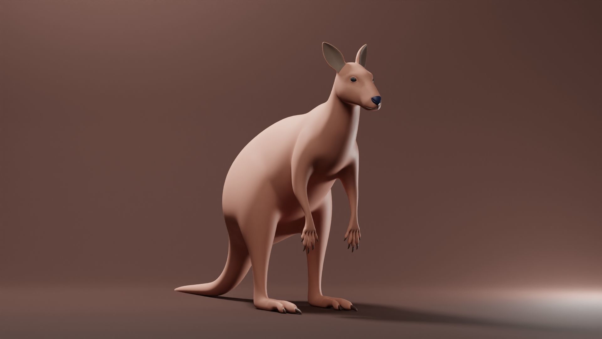 3D model Kangaroo Base Mesh VR / AR / low-poly | CGTrader