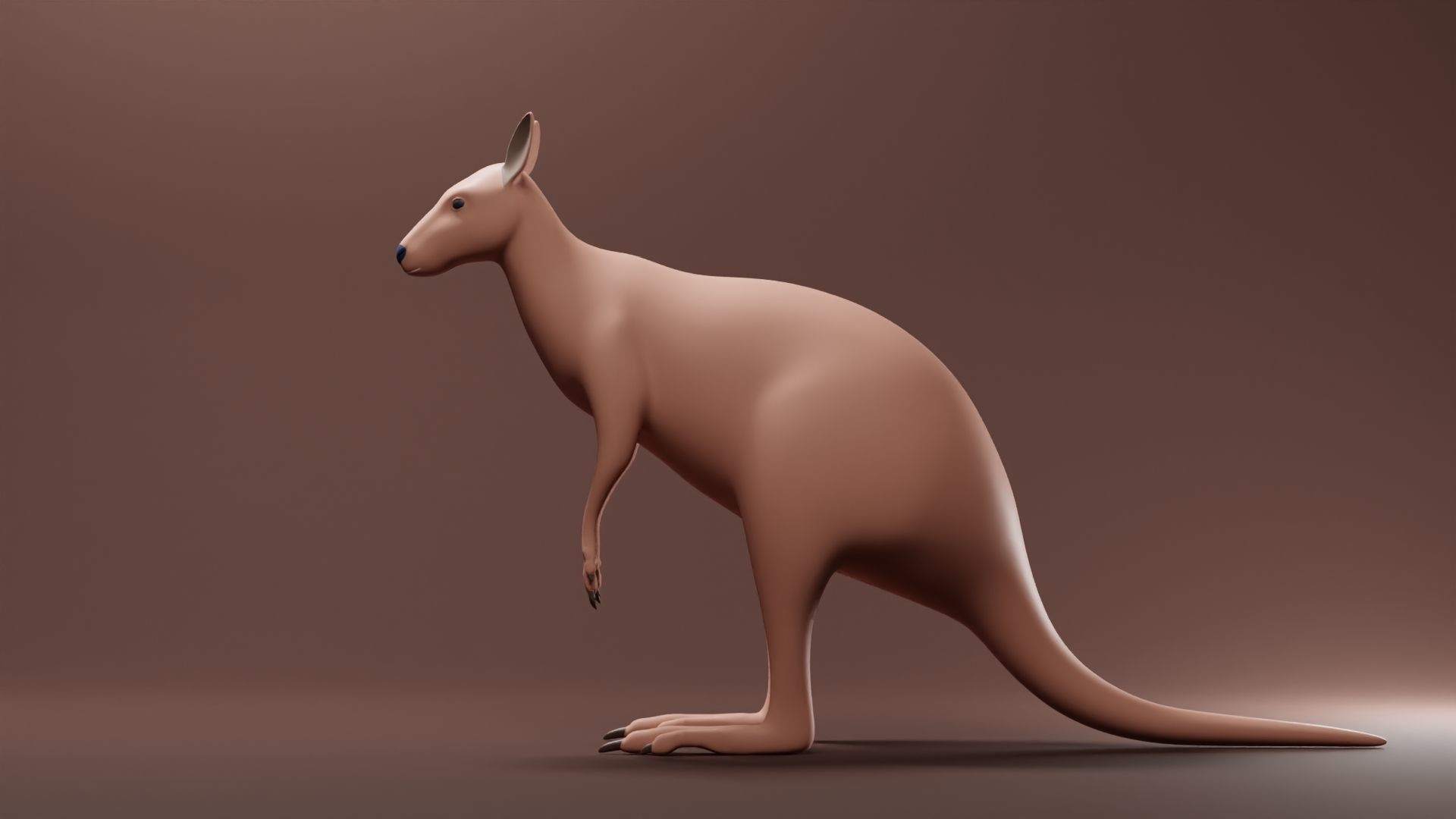3D model Kangaroo Base Mesh VR / AR / low-poly | CGTrader
