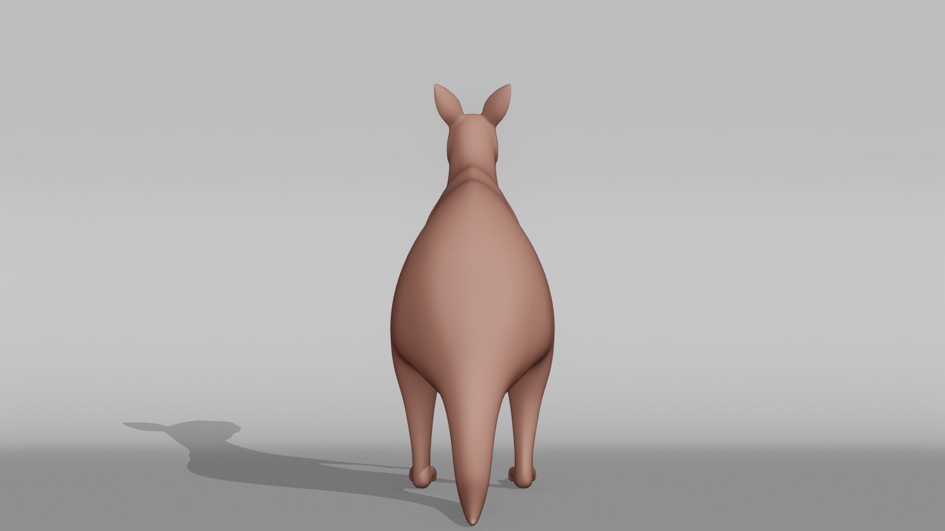 3D model Kangaroo Base Mesh VR / AR / low-poly | CGTrader