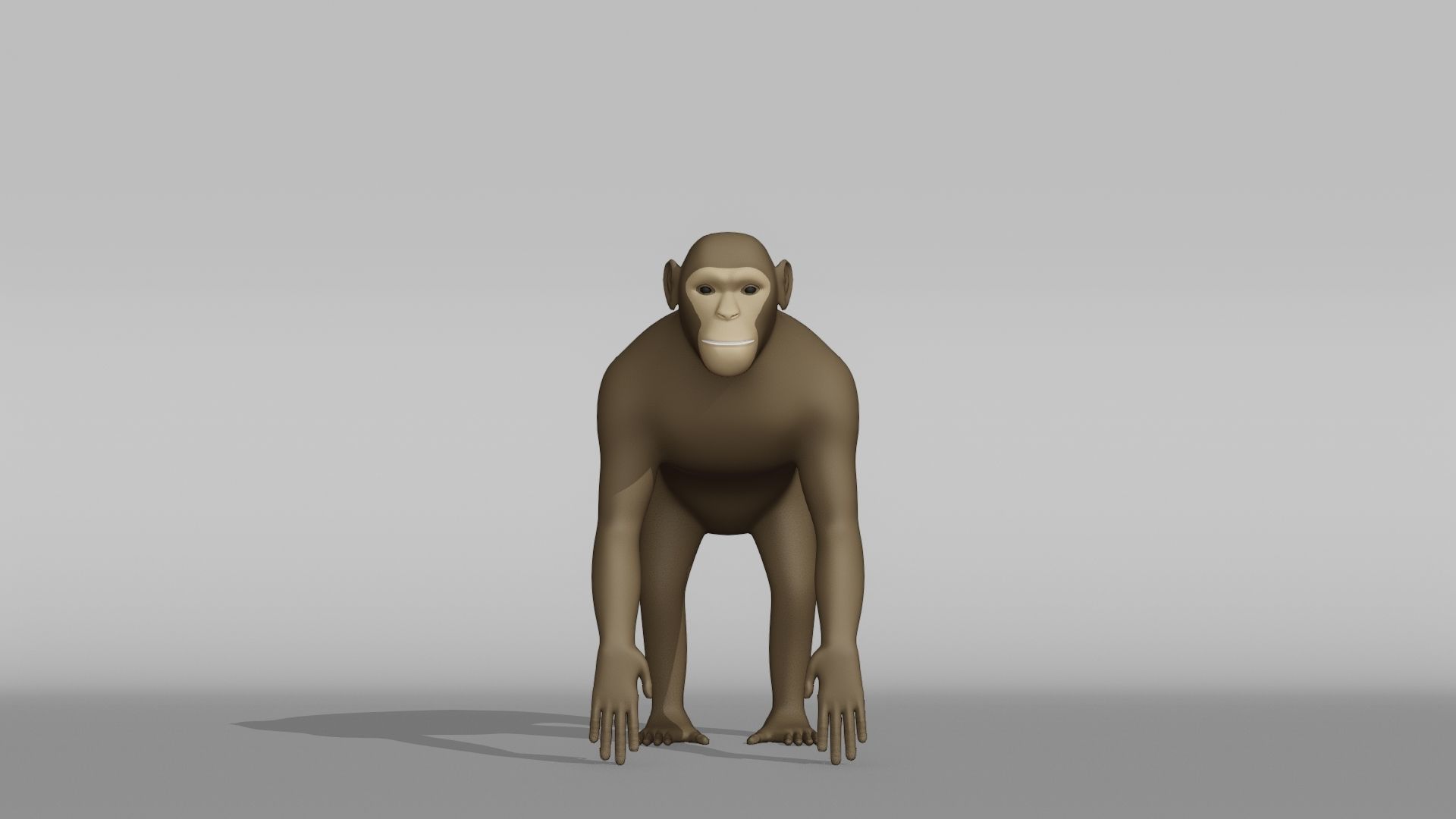 3D model Monkey Base Mesh VR / AR / low-poly | CGTrader