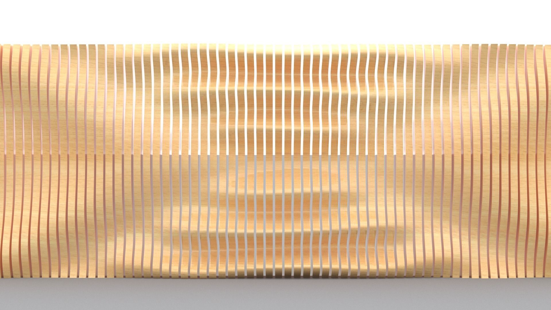 Parametric Wall Longitudinal Pattern 3D model | CGTrader