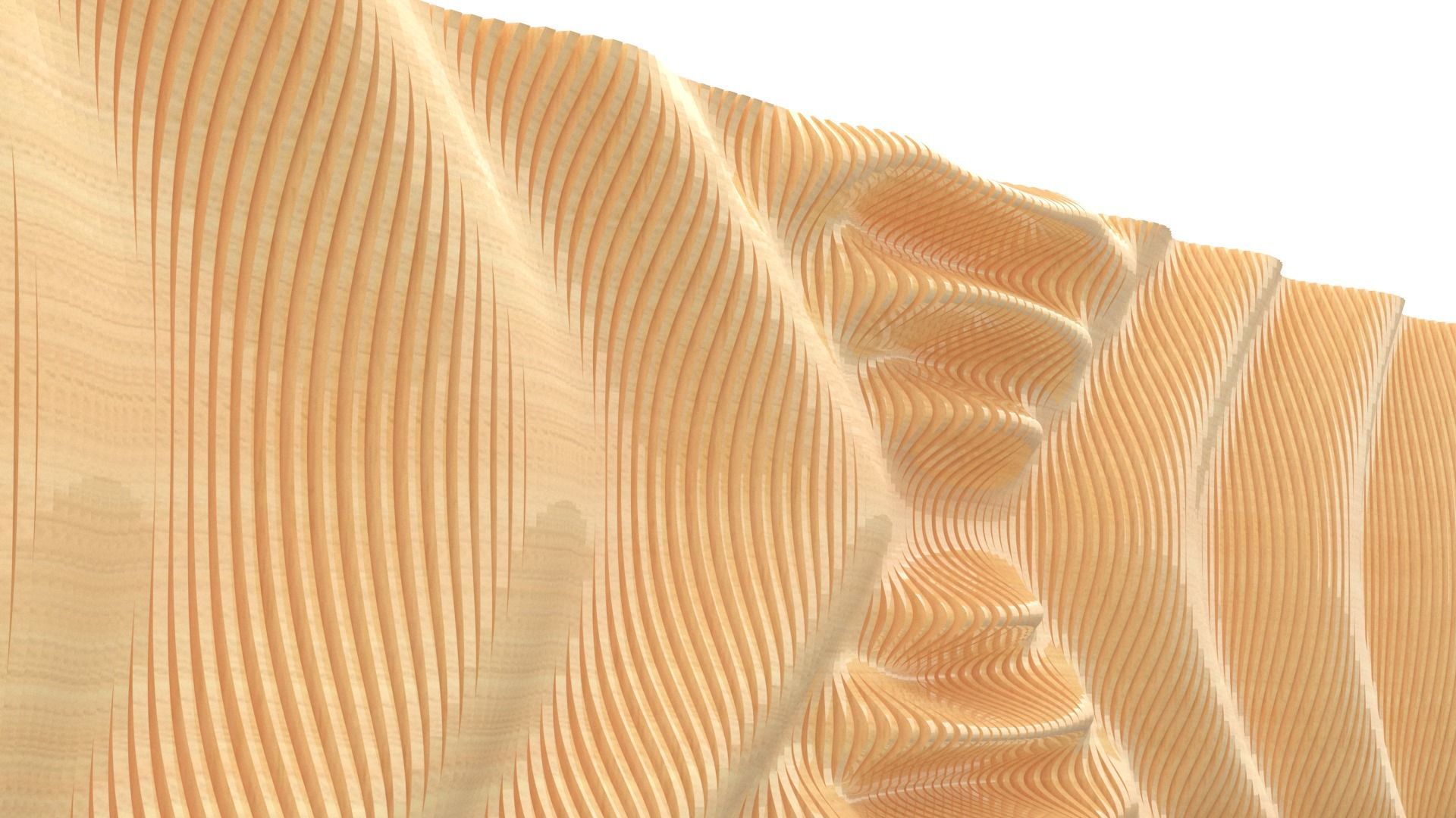 Parametric Wall Longitudinal Pattern 3D model | CGTrader