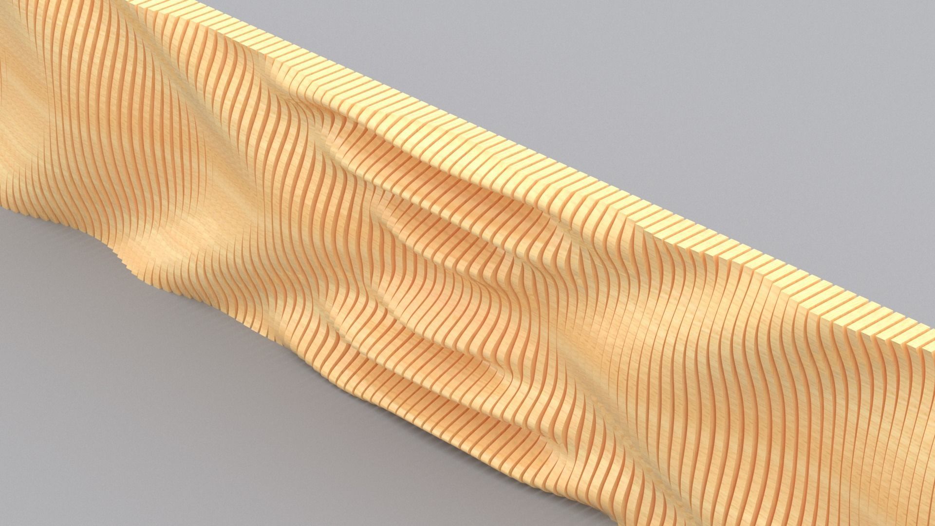 Parametric Wall Longitudinal Pattern 3D model | CGTrader