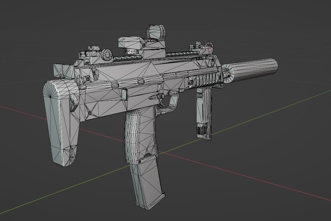 3D model HK MP7A1 VR / AR / low-poly | CGTrader