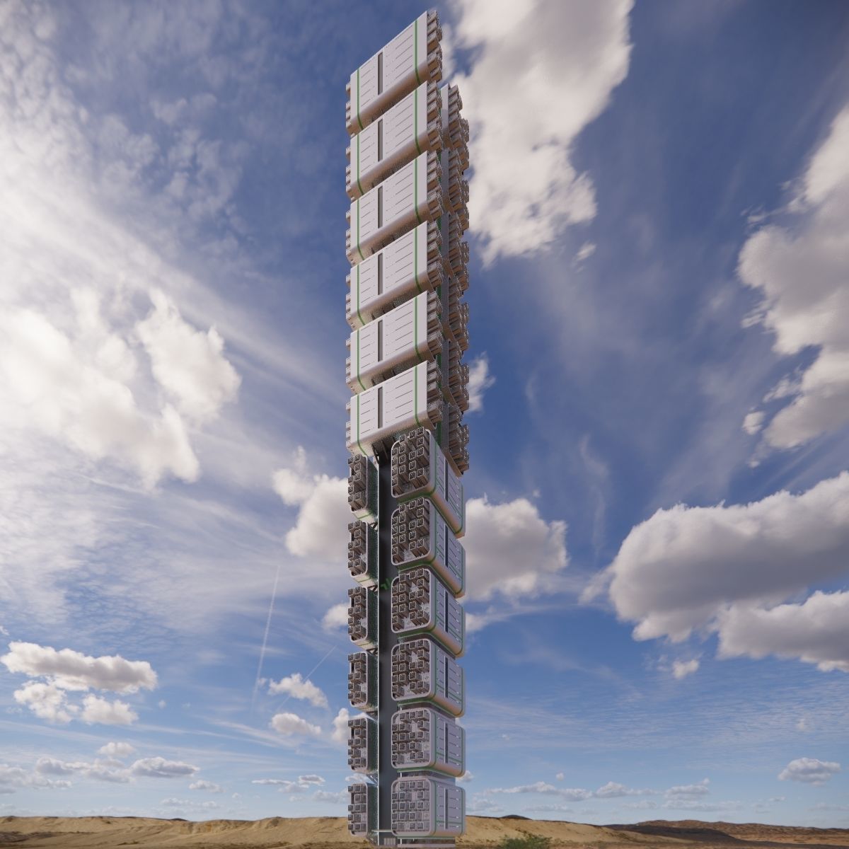 Sci-fi Tower 004 3D model | CGTrader Sci-fi Tower 004 3D model | CGTrader