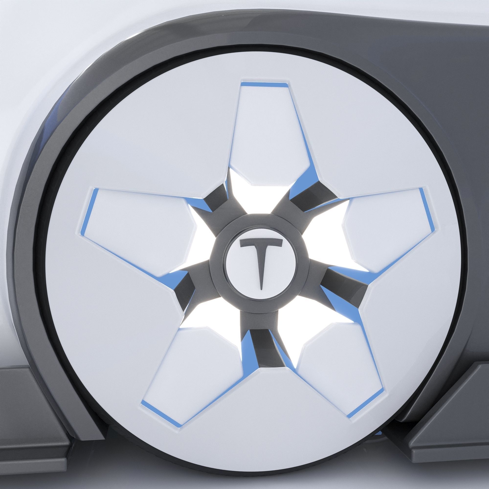 3D model Tesla Spaces rocket VR / AR / low-poly | CGTrader