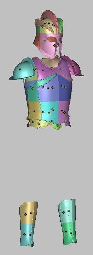 Kings Guard Armor 3D print Full Size STL Files 3D model 3D printable ...