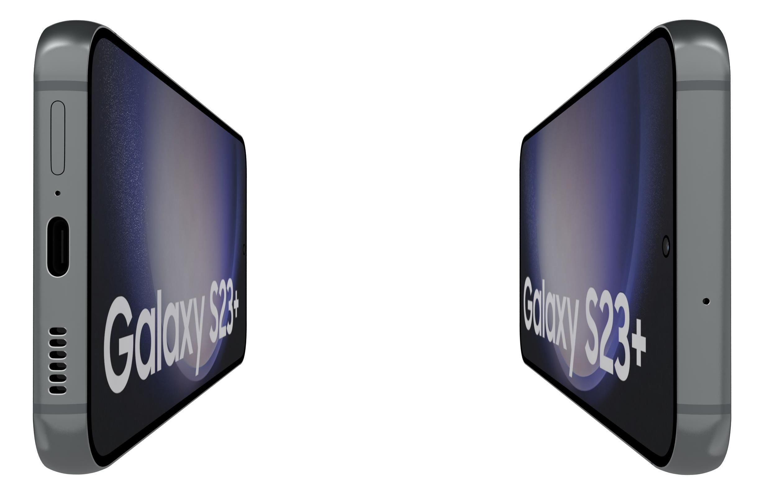 Samsung Galaxy S23 Plus Gray 3D model | CGTrader
