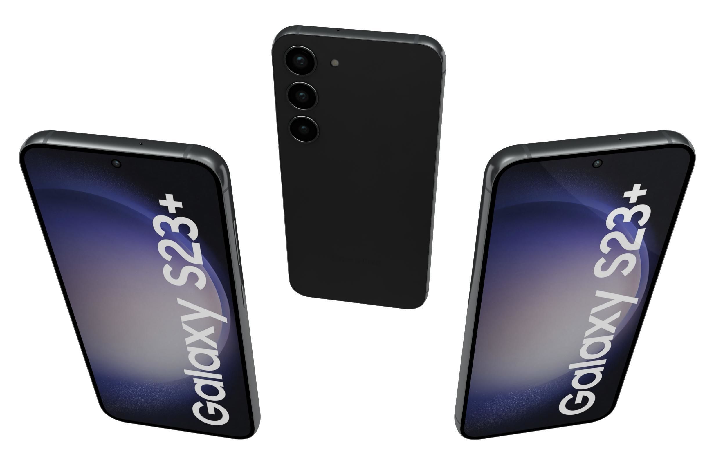 Samsung Galaxy S23 Plus Gray 3D model | CGTrader