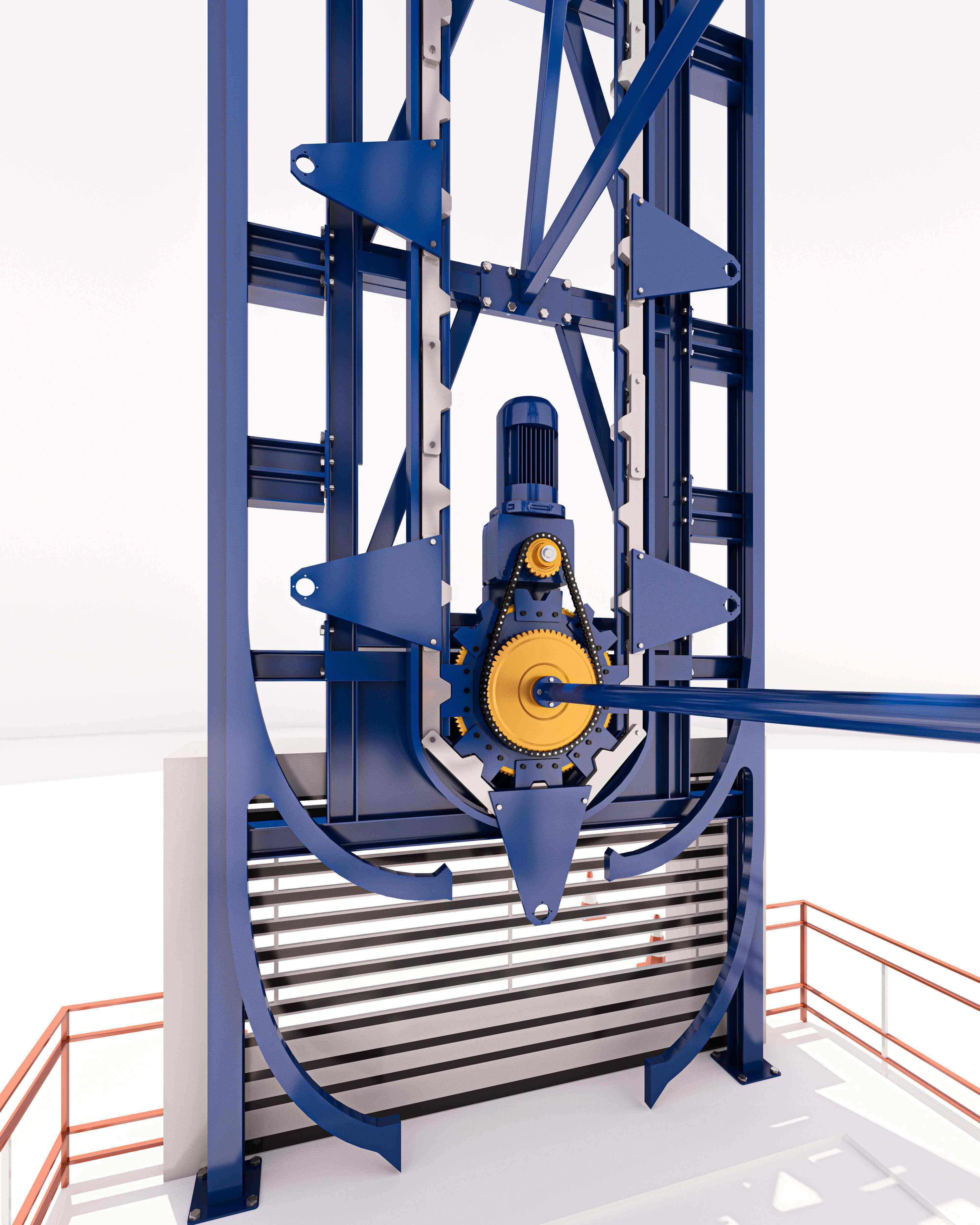 SMART ROTARY CAR PARKING SYSTEM FOR 12 CAR 3D MAX MODEL 3D model | CGTrader
