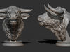 Bull bellows 3D model 3D printable | CGTrader