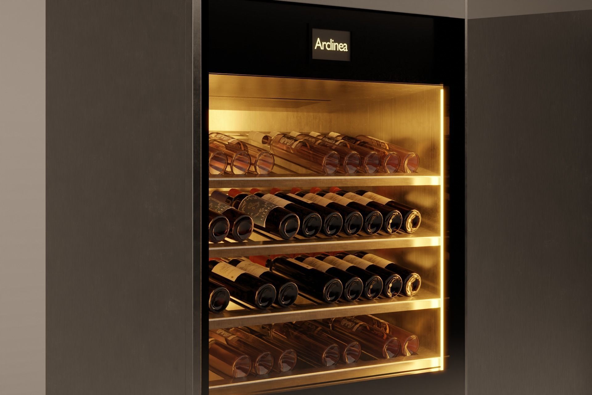 Arclinea Cellar - Wine Fridge System - Vina and Madia modules 3D model ...