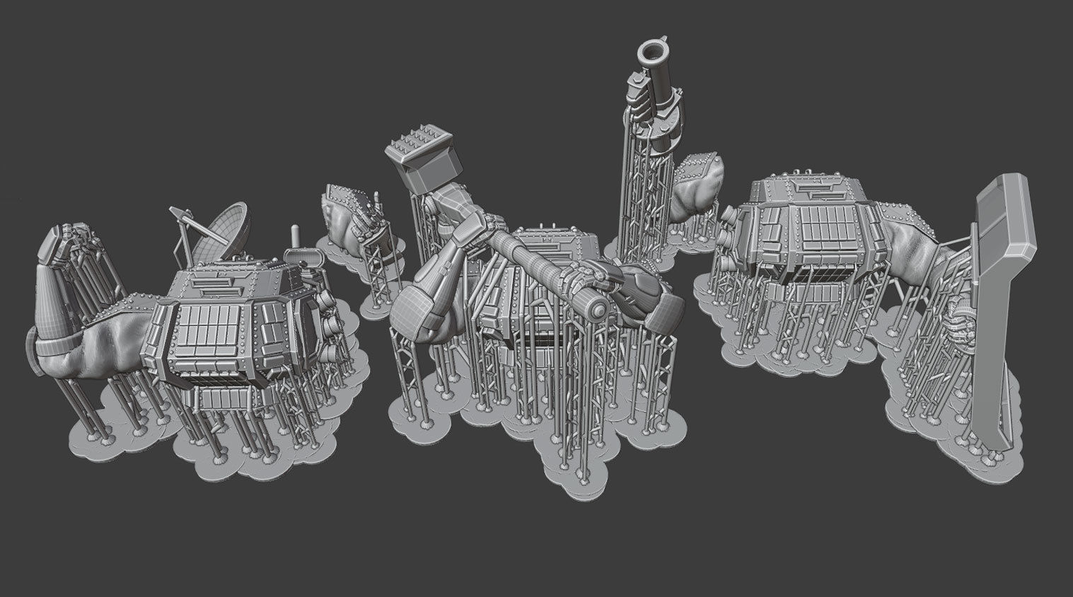 Lancer RPG NPC Heavy Mech Pack - Hulker 3D model 3D printable | CGTrader