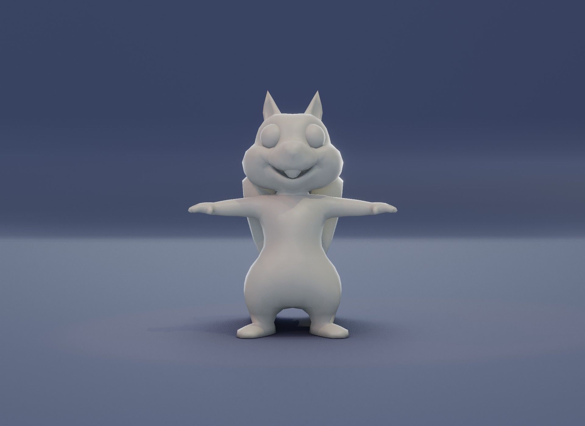 3D model Cartoon Squirrel Animated Base Mesh 30 Animations 3D Model VR ...