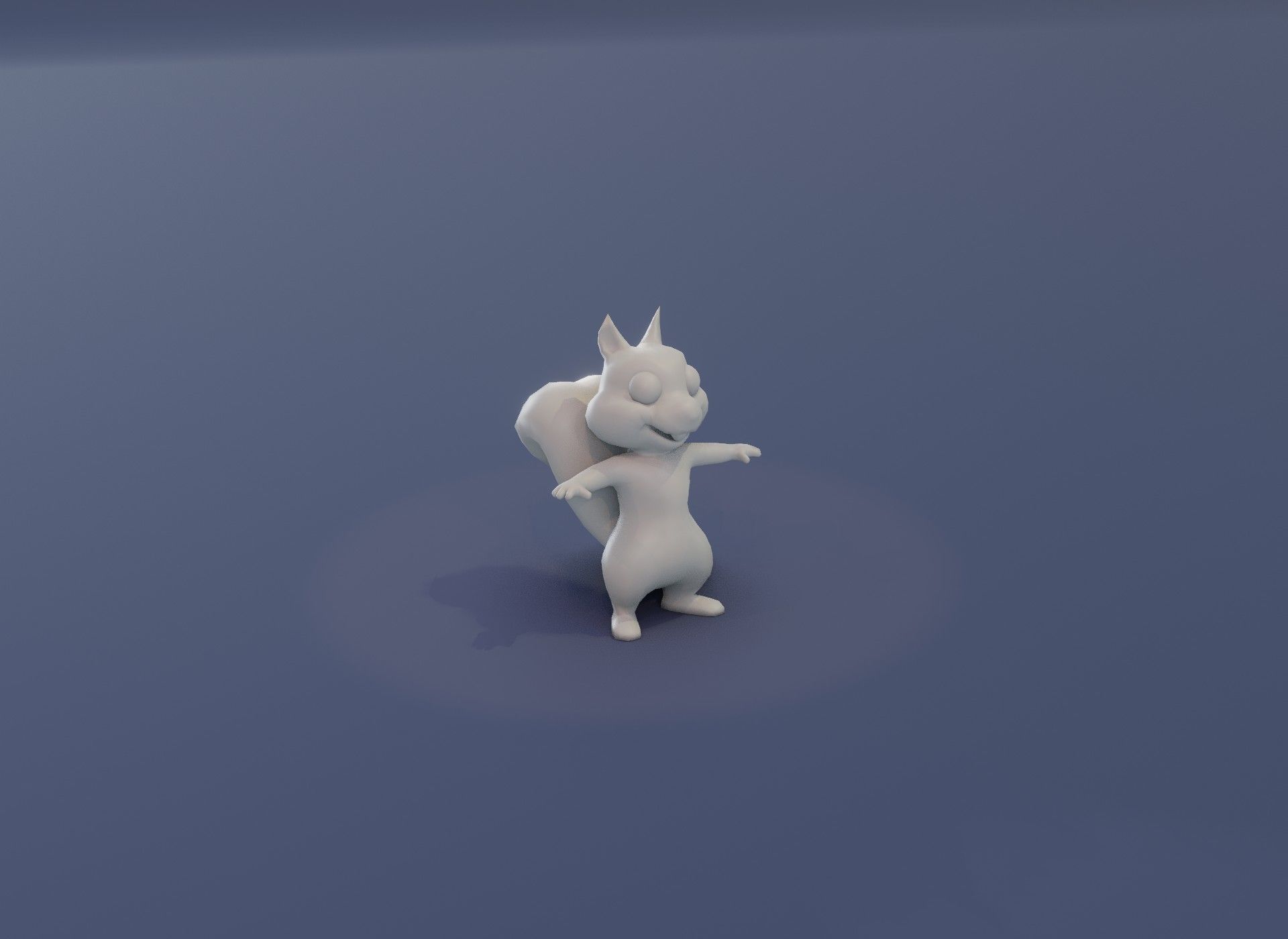 3D model Cartoon Squirrel Animated Base Mesh 30 Animations 3D Model VR ...