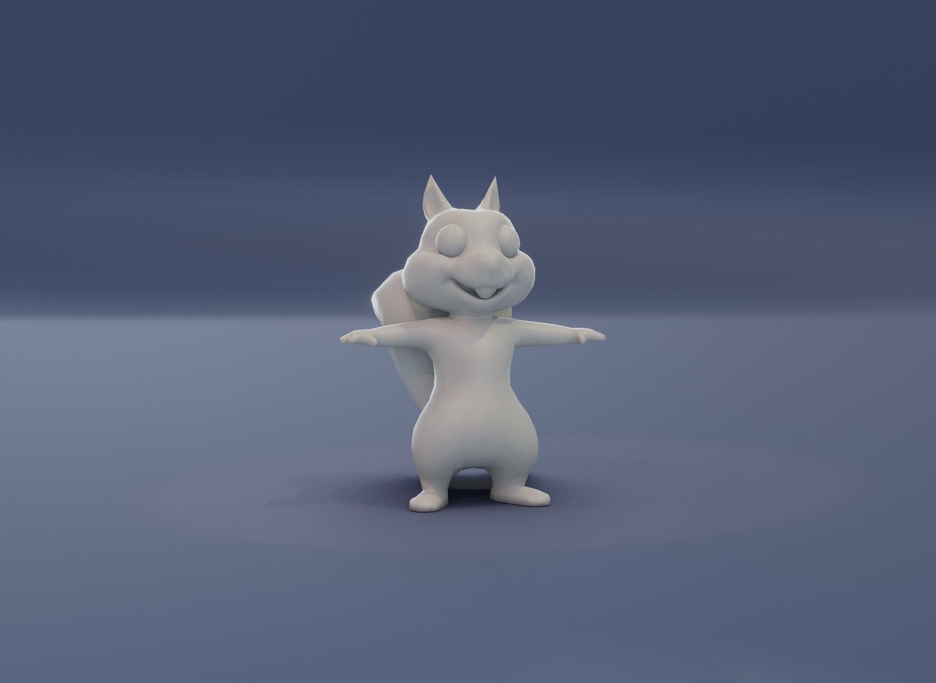 3D model Cartoon Squirrel Animated Base Mesh 30 Animations 3D Model VR ...