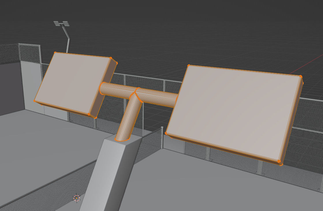 Padel court 3D model | CGTrader