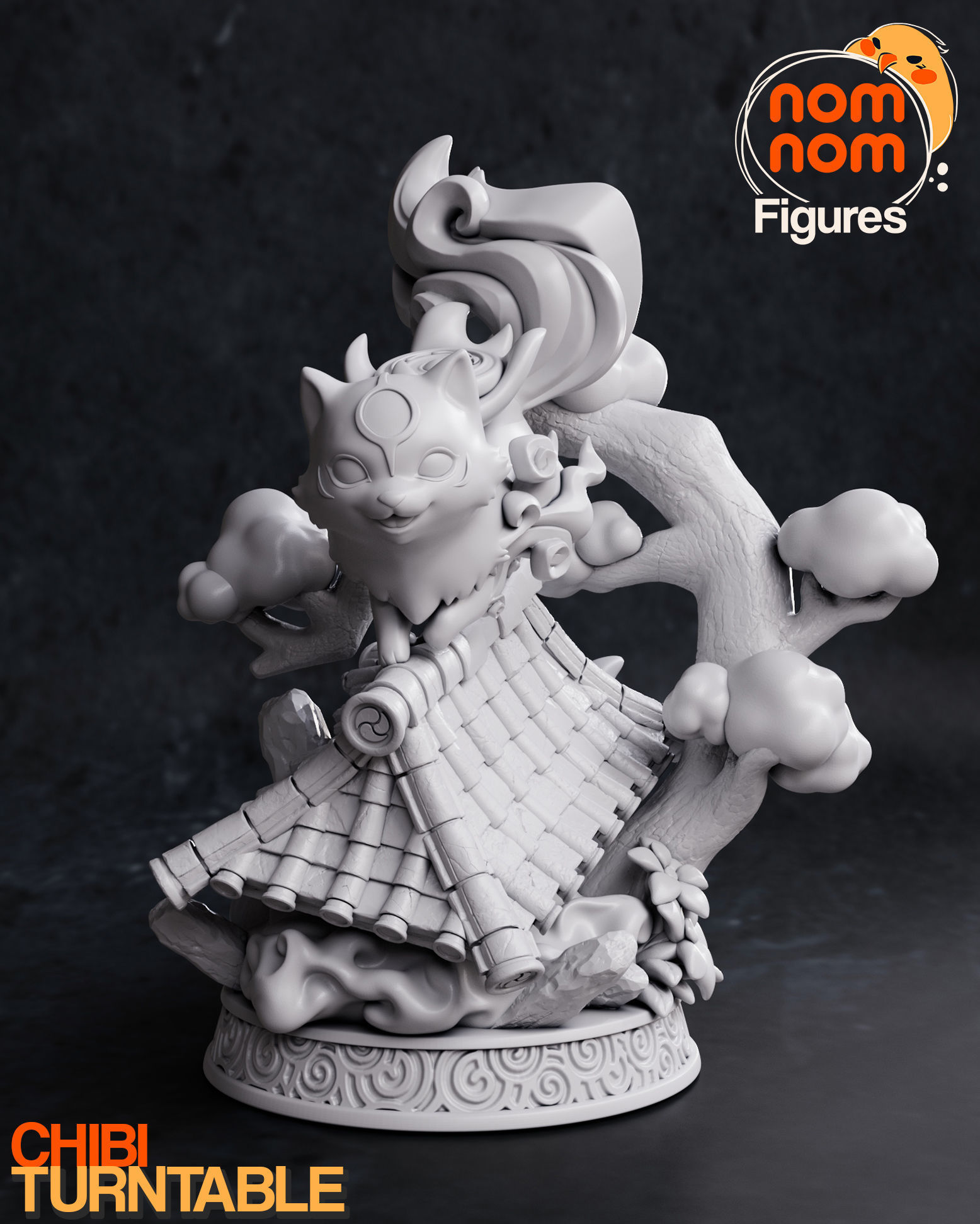 Chibi Amaterasu - Okami 3D model 3D printable | CGTrader