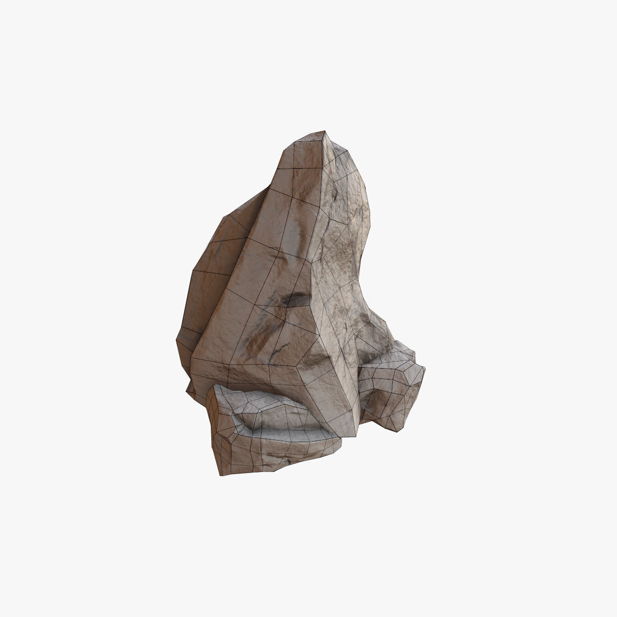 small stone free VR / AR / low-poly 3D model | CGTrader
