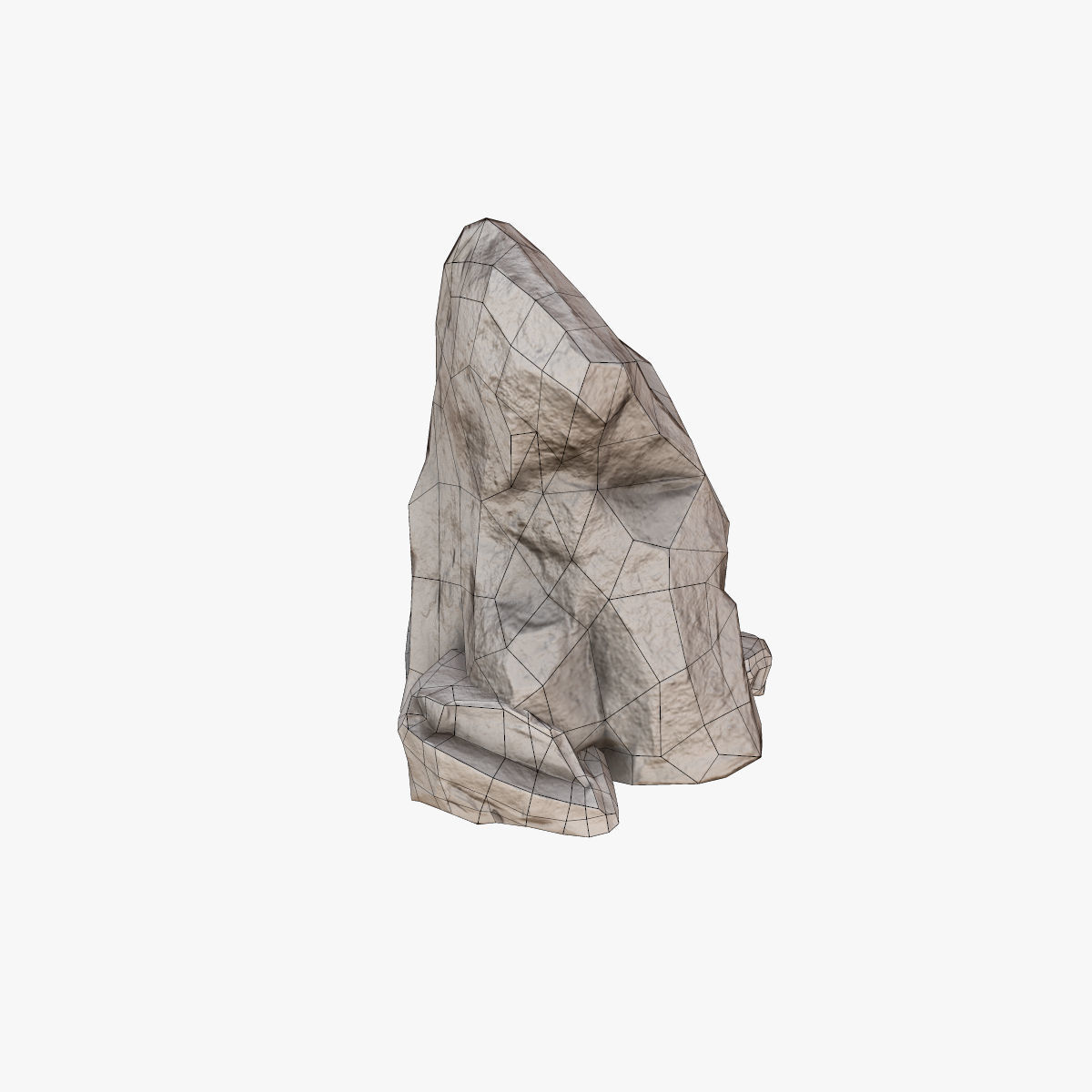 small stone free VR / AR / low-poly 3D model | CGTrader