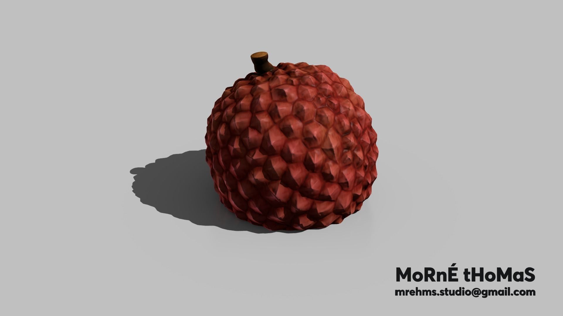 Litchi Bowl 3D model | CGTrader