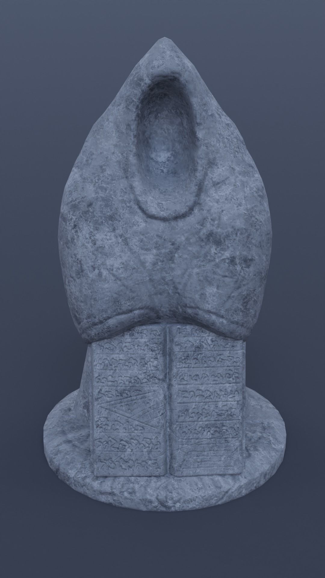 3D model Stone altar Low-poly 3D model VR / AR / low-poly | CGTrader