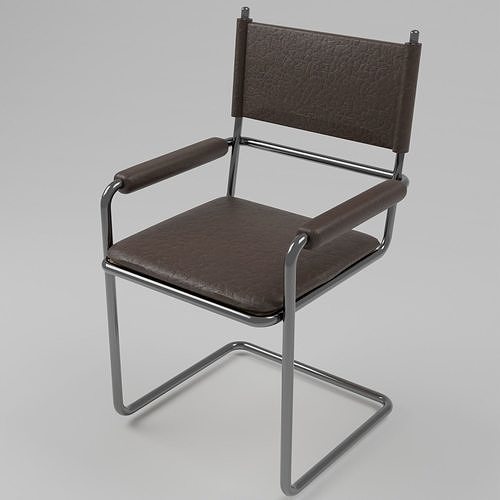 Metalic chair 3D model | CGTrader