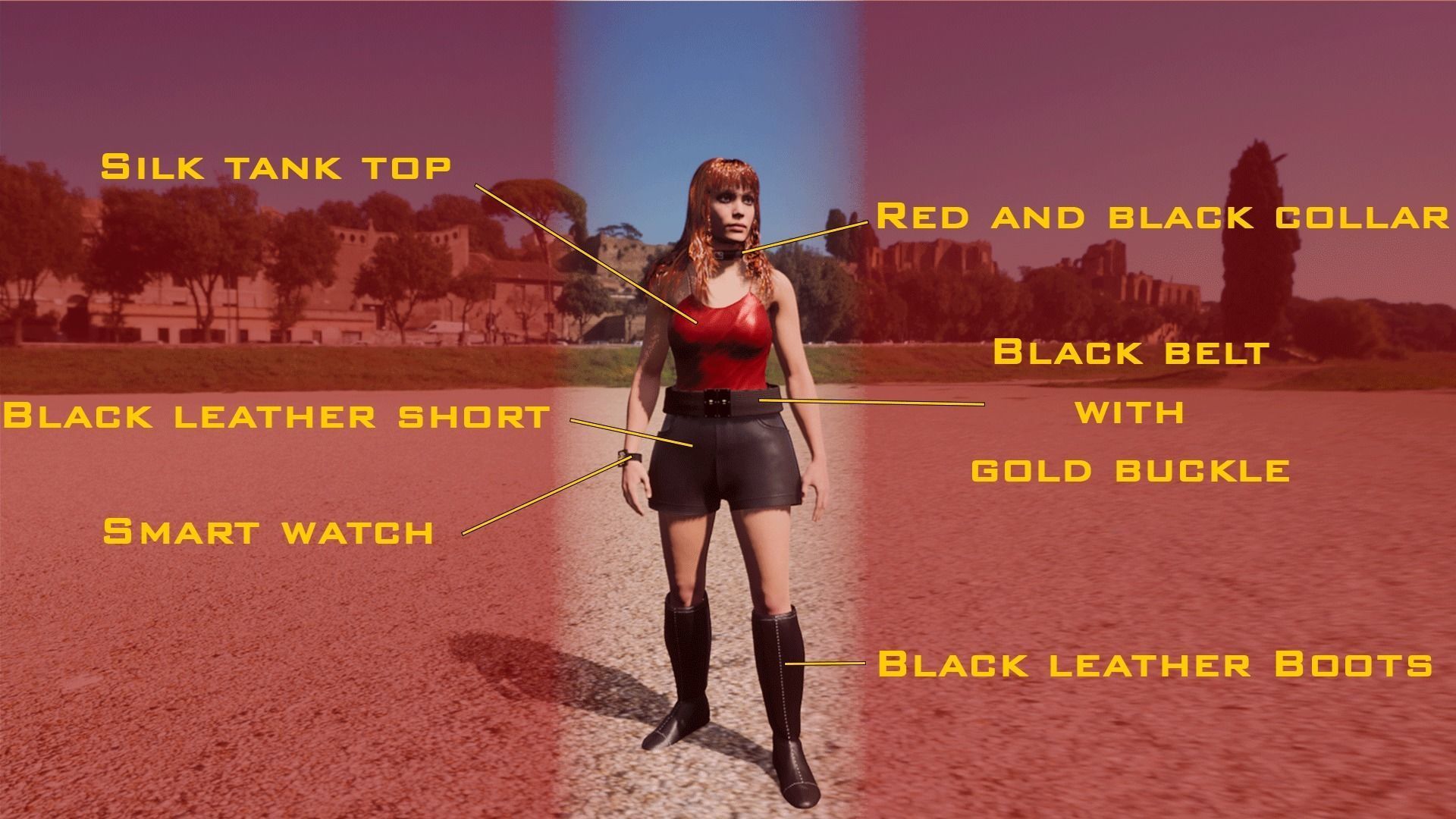 Civilian Clothes for Metahuman Female Character UE5 3D model animated ...