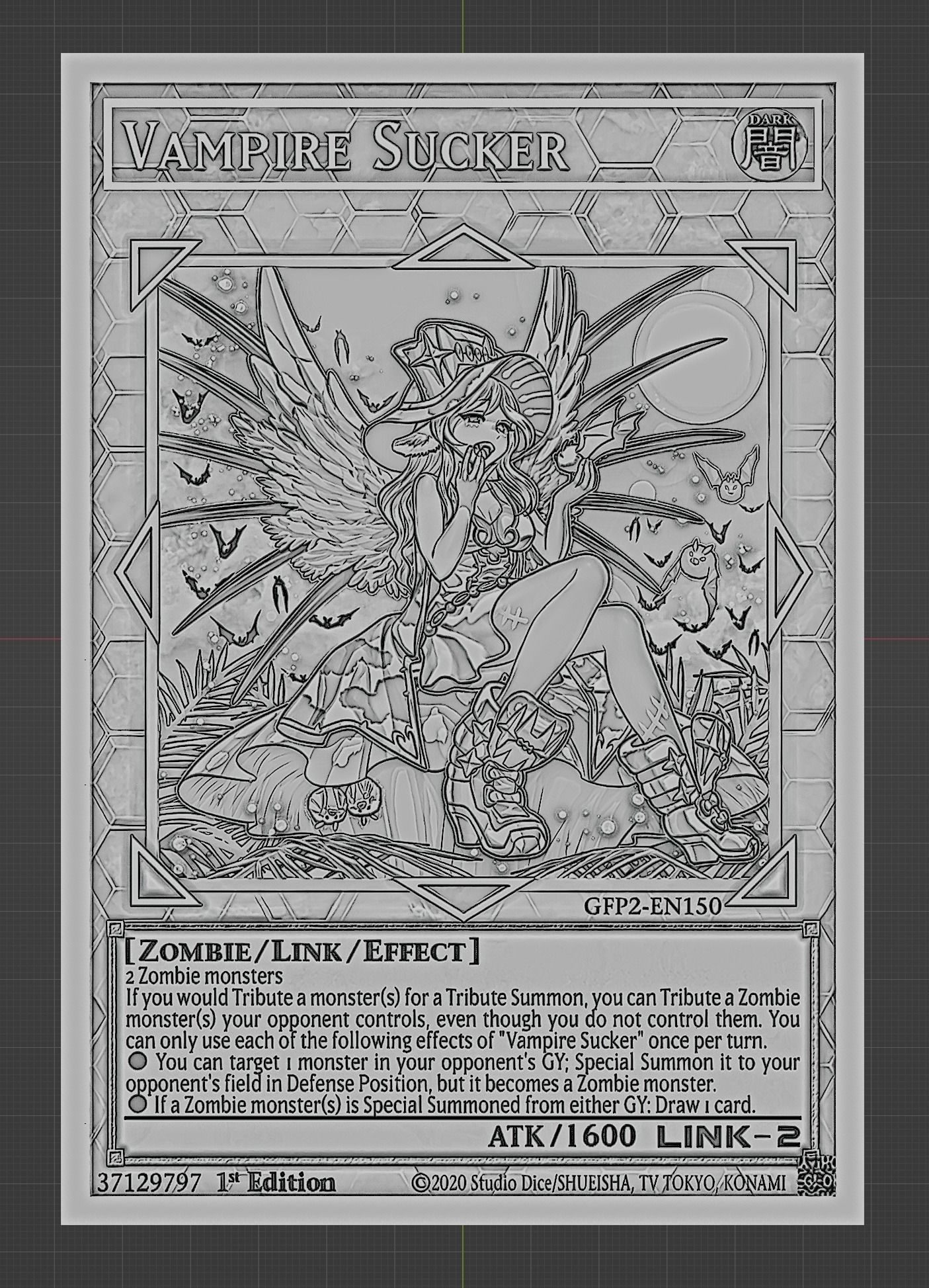 vampire sucker - yugioh 3D model 3D printable | CGTrader