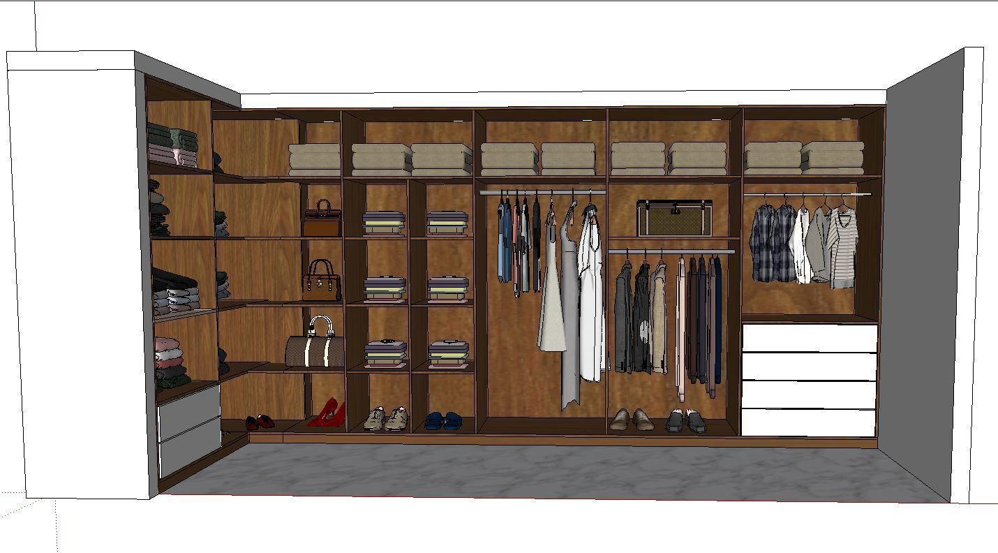 DRESSING ROOM DESIGN 3D model | CGTrader