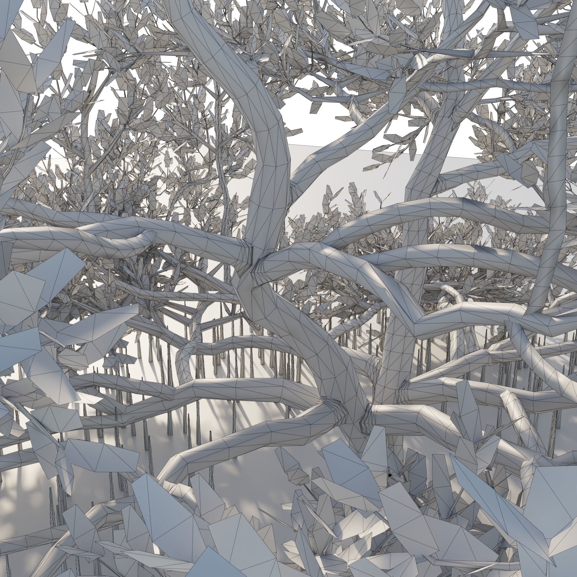 3D model Mangrove - Pidada Merah - Berembang - Sonneratia caseolaris VR ...