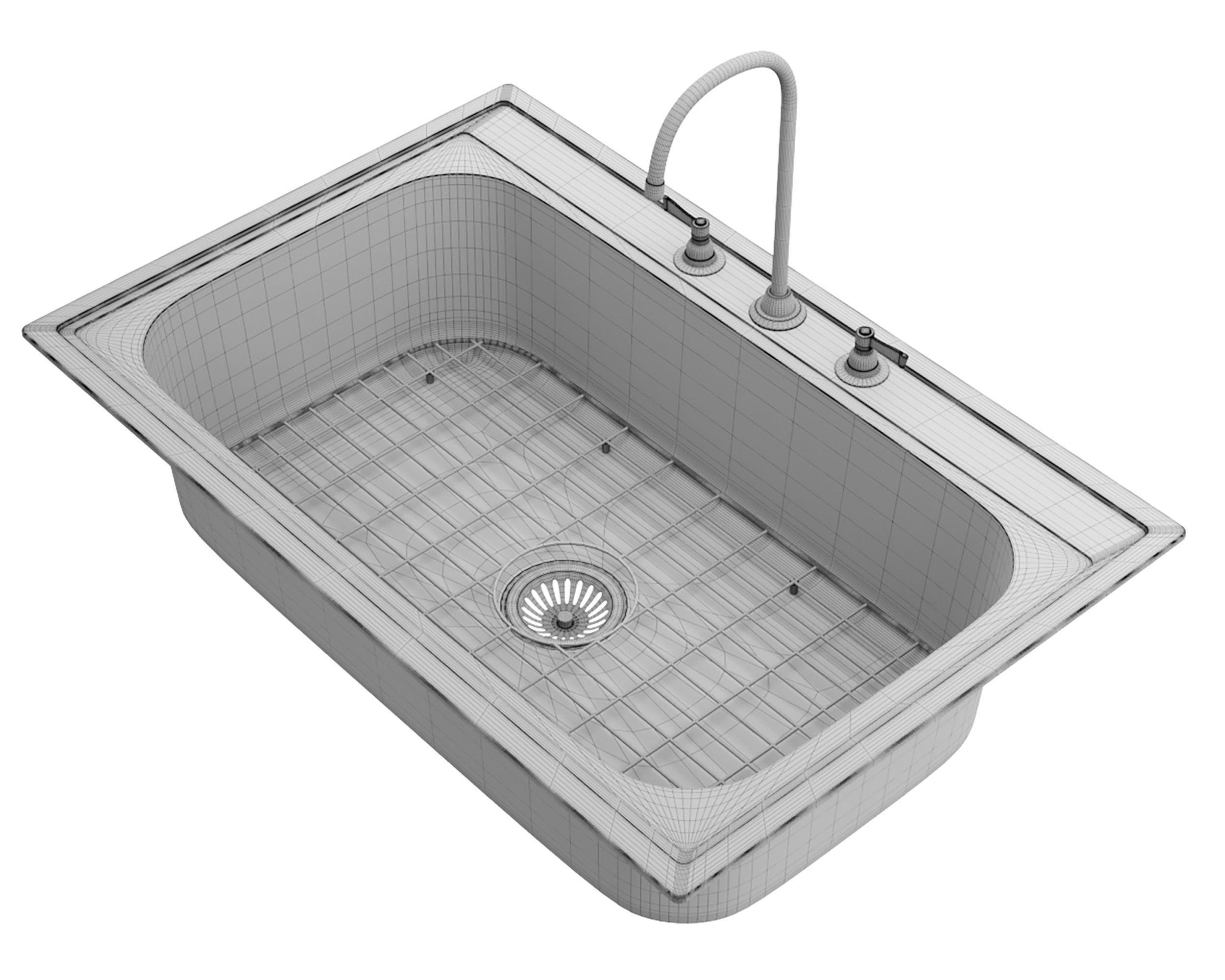 ELKAY SLPFS33224 sink 3D model | CGTrader