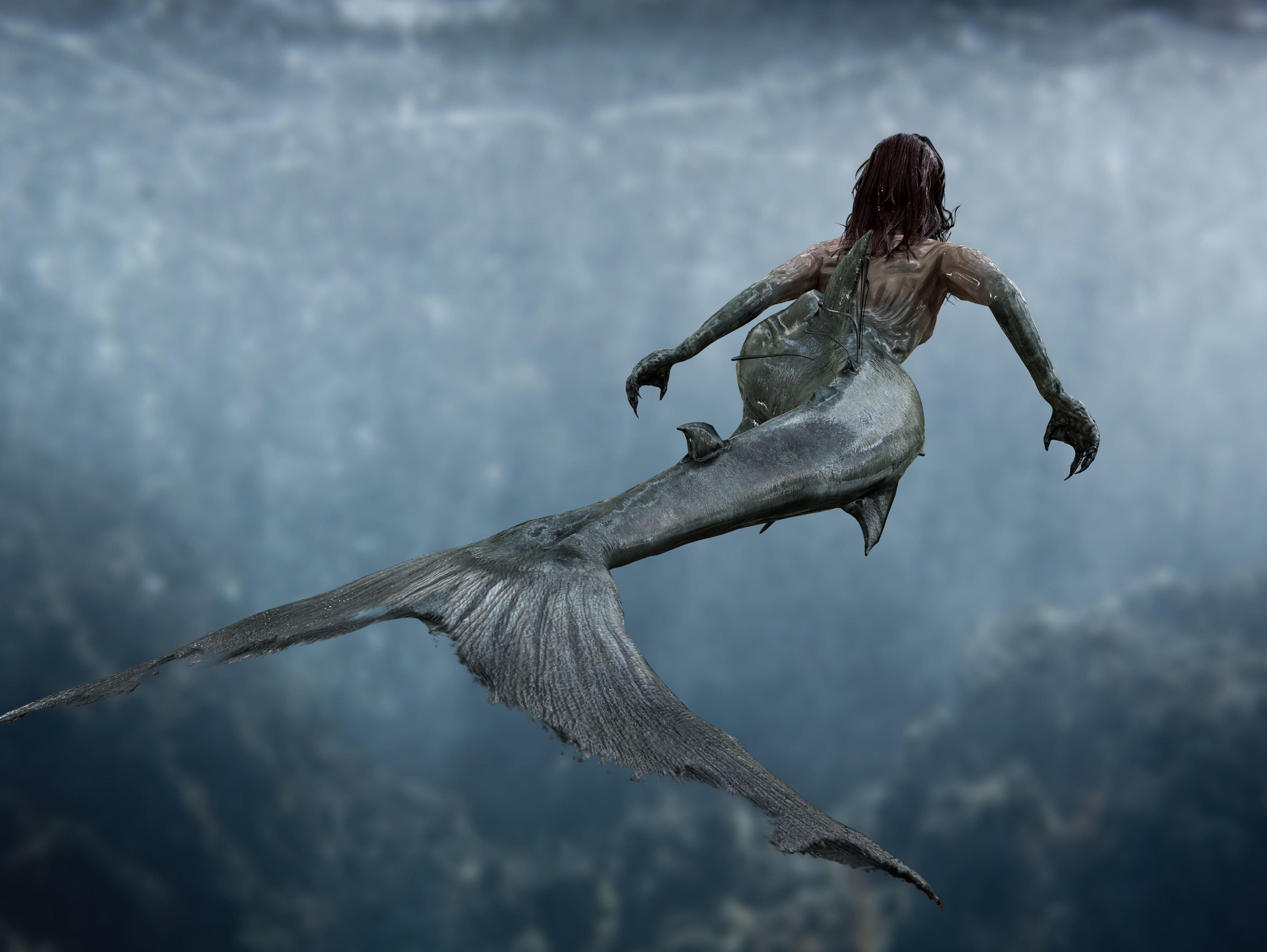 3D model Mermaid VR / AR / low-poly rigged | CGTrader