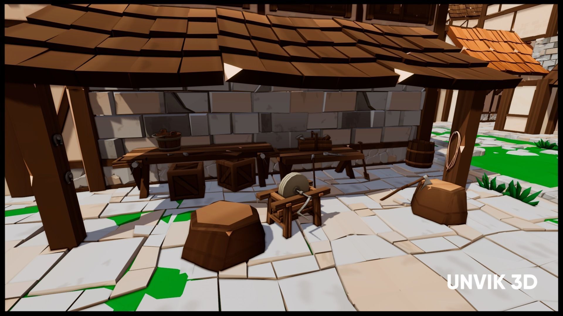 3D model BlackSmith Kitbashing VR / AR / low-poly | CGTrader