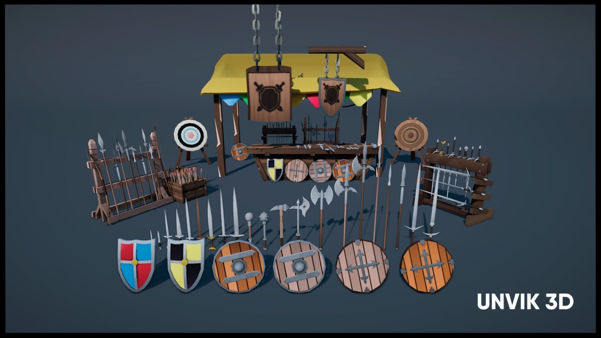 3D model SwordSmith Kitbashing VR / AR / low-poly | CGTrader