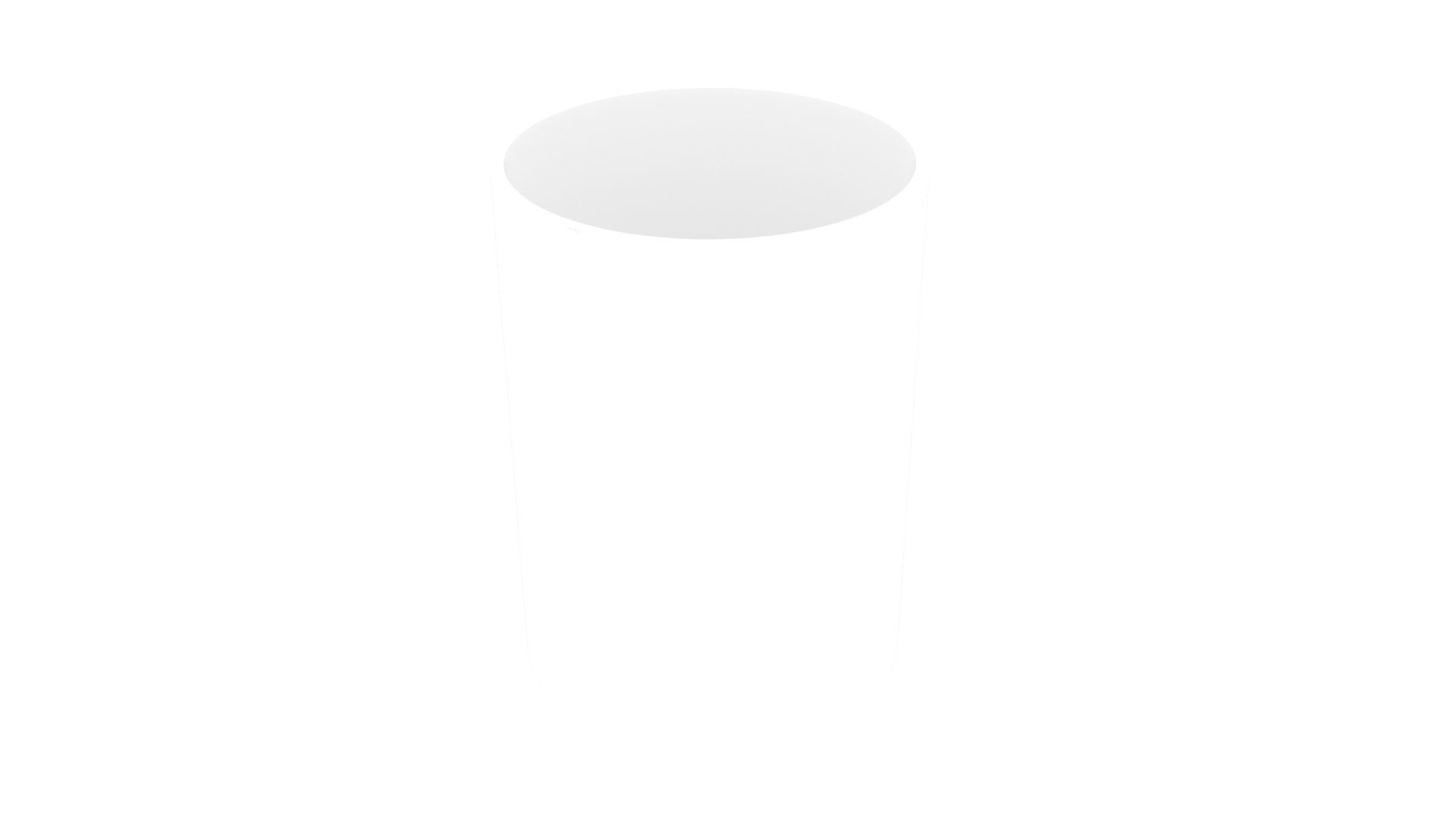White Cylinder Cup 3D model | CGTrader